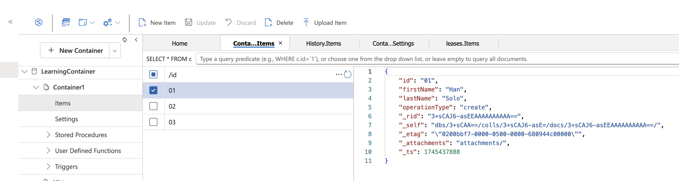 Azure Cosmos DB Change Feed Intro