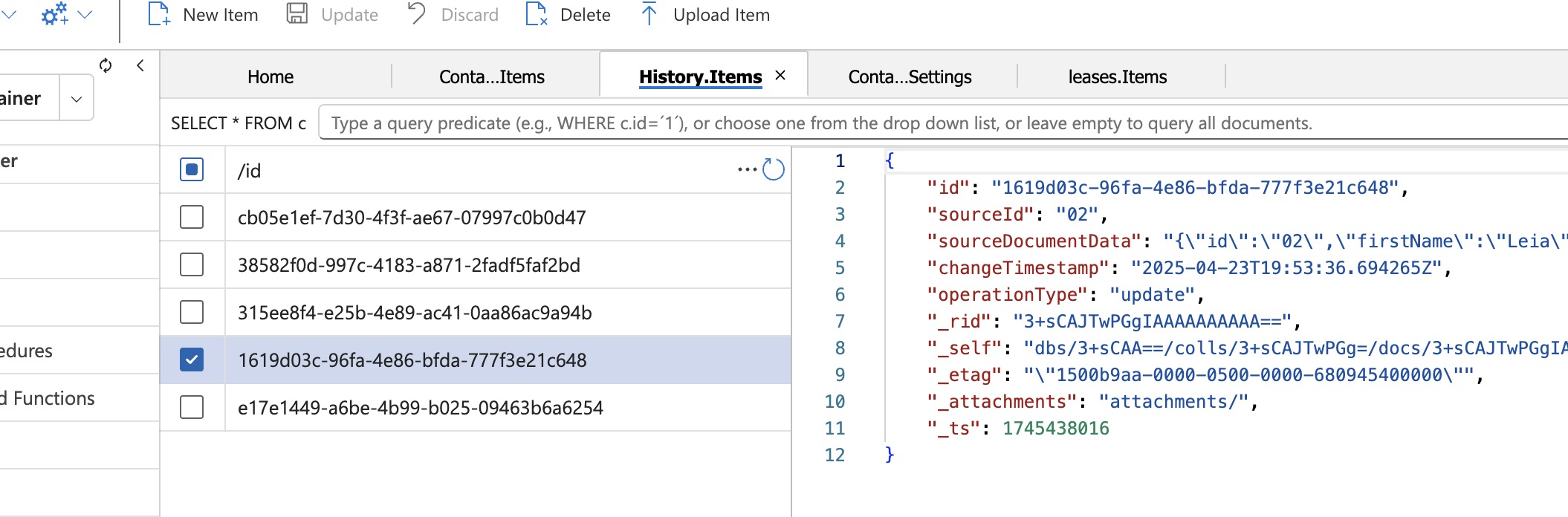 Azure Cosmos DB Change Feed Intro